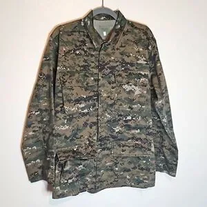 U.S. Army | Shirts | Army Military Coat Jacket Medium Cotton Polyester ...